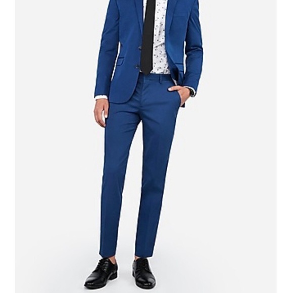 Express | Pants | Express Mens Blue Suit Pants | Poshmark